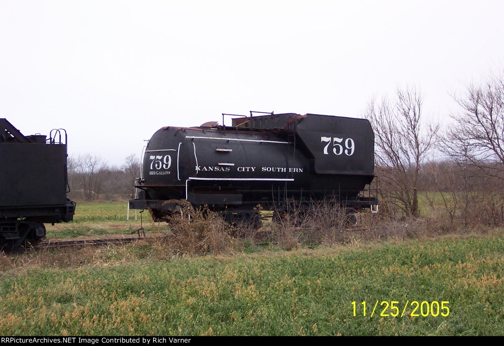 KCS 759 Steam Tender